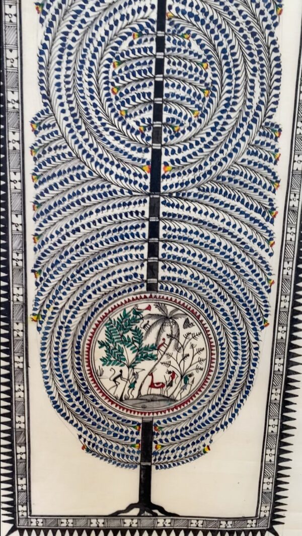 “Pattachitra Serenity: A Fusion of Saura Art” - Art Utkal